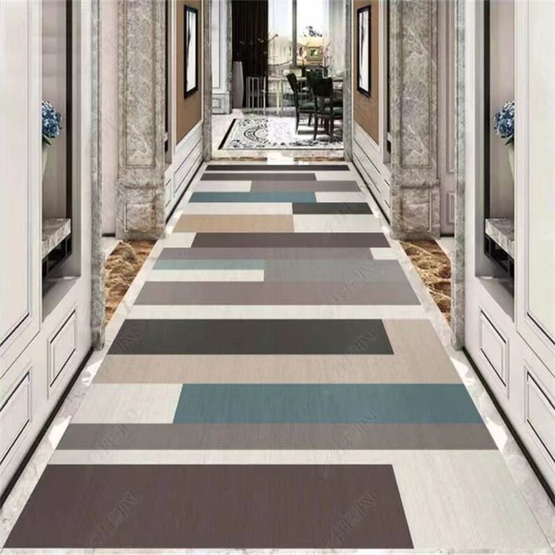 Squares Style Long Corridor Carpet New Rugs Carpets Custom Carpet - Etsy