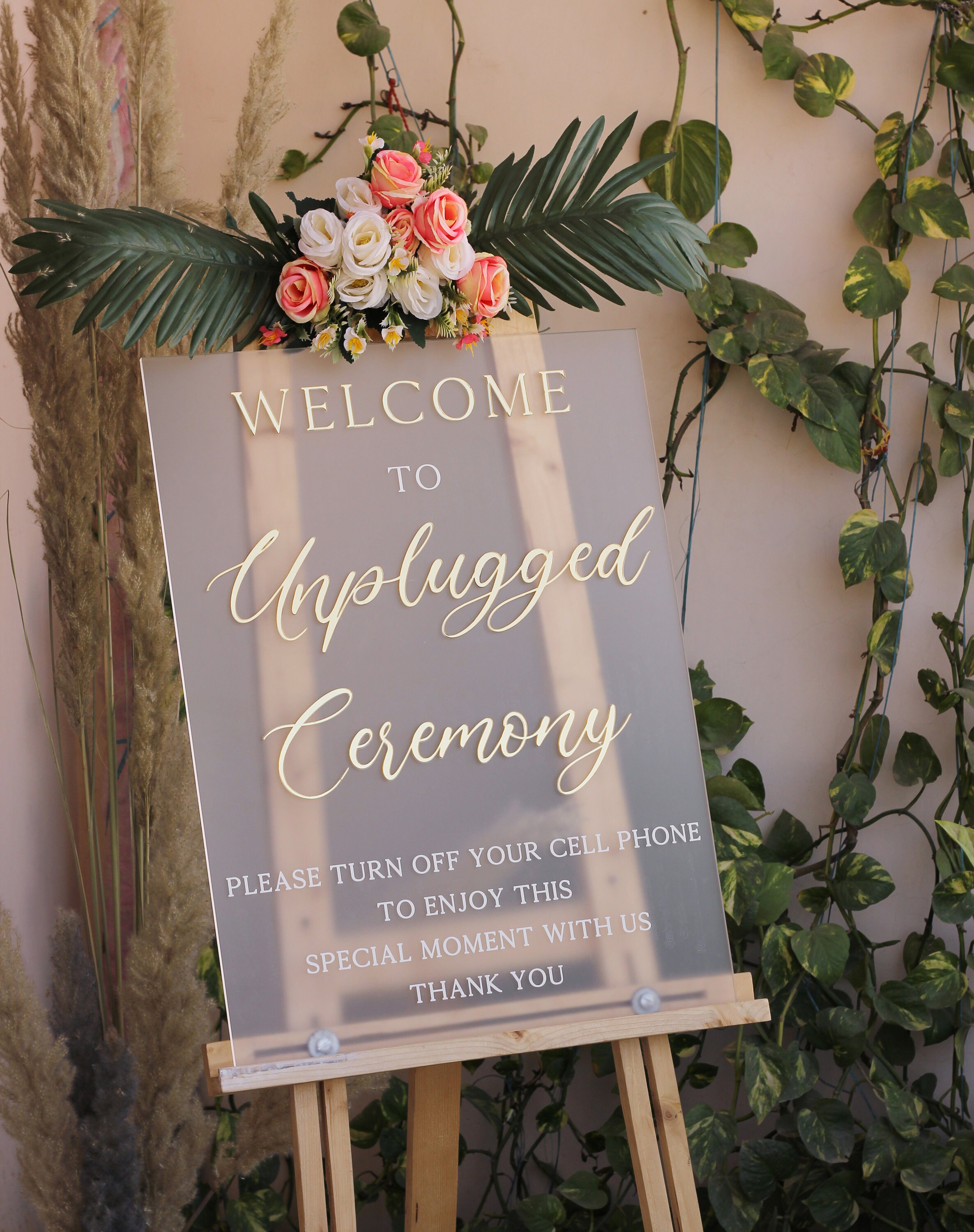 Unplugged Wedding Sign - Unplugged Ceremony Sign - Pick a Seat Not a ...