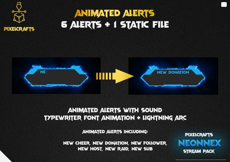 Professional Streaming Overlay Package | Animated Stream Screens ...