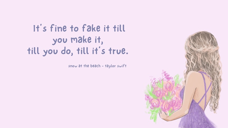 Desktop Wallpaper Taylor Swift Lyrics Inspired Motivational - Etsy ...