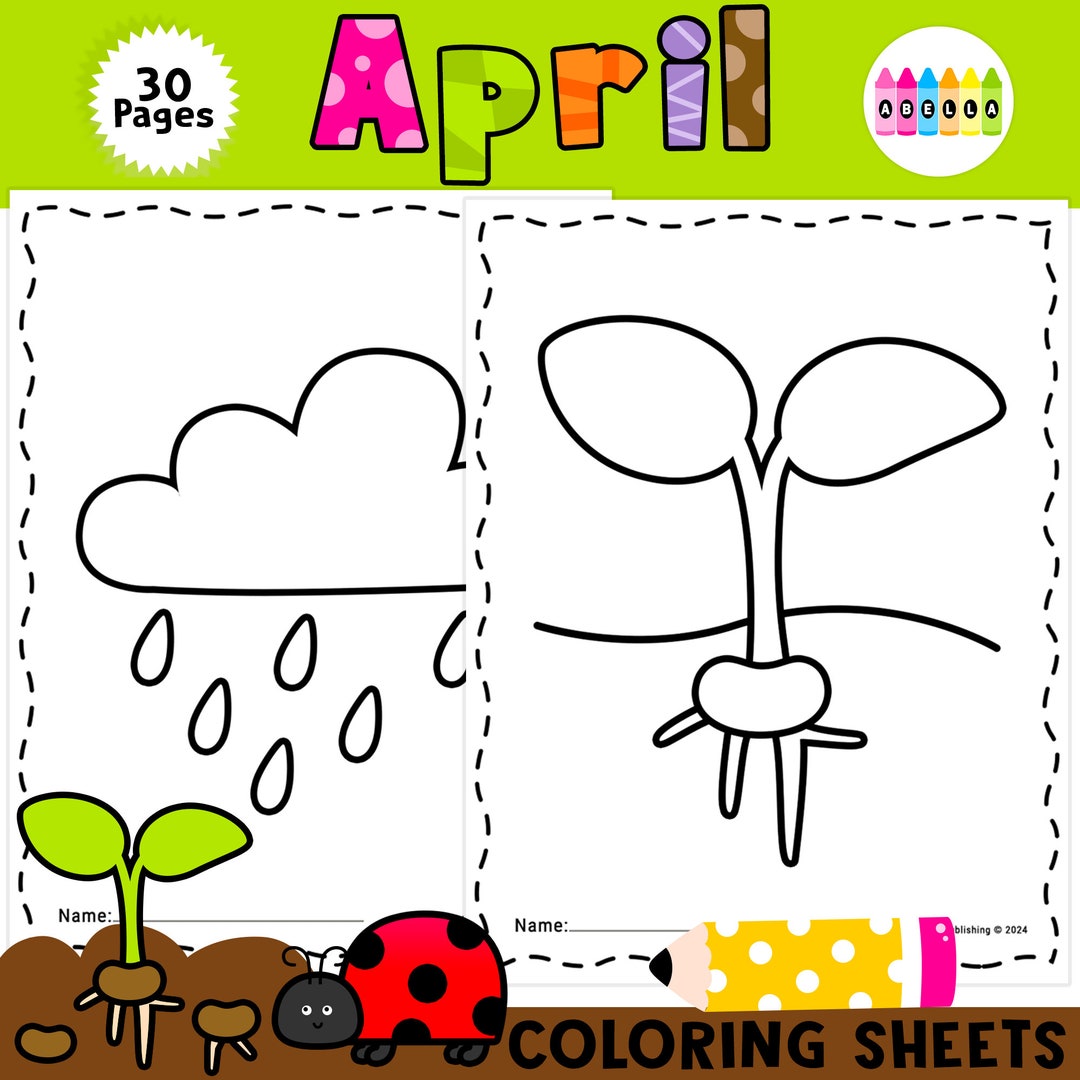 30 Printable Earth Day Coloring Pages for Toddlers, Spring Themed ...