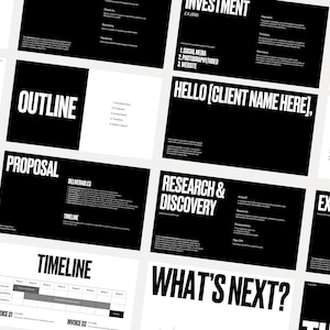 Canva Design Proposal Template for Graphic Designers, Fully ...