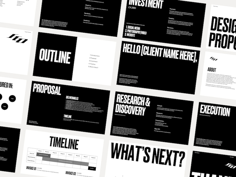 Canva Design Proposal Template for Graphic Designers, Fully ...