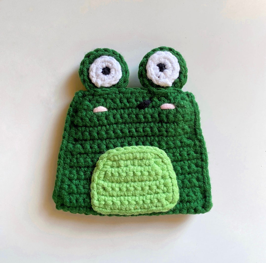 Frog Purse, Crochet Frog, Kawaii Frog Wallet, Plush Wallet, Cottage ...