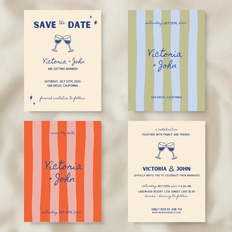 Fun Save the Date - Etsy