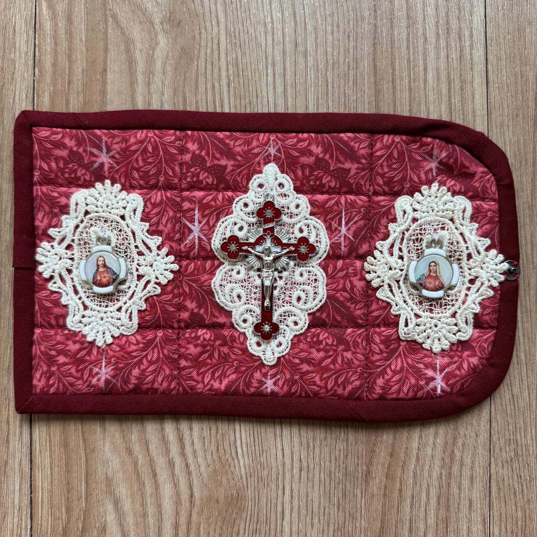 Holy Mary and Jesus Pocket Altar - Etsy