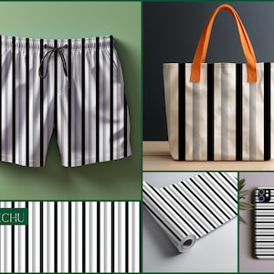 12 Seamless Versatile Stripe, Digital Paper, Stripe Pattern, Digital ...