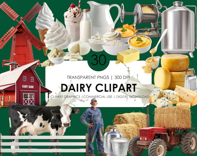 Dairy Foods Clipart, Dairy Foods Clip Art, Food Groups, Milks, Eggs ...