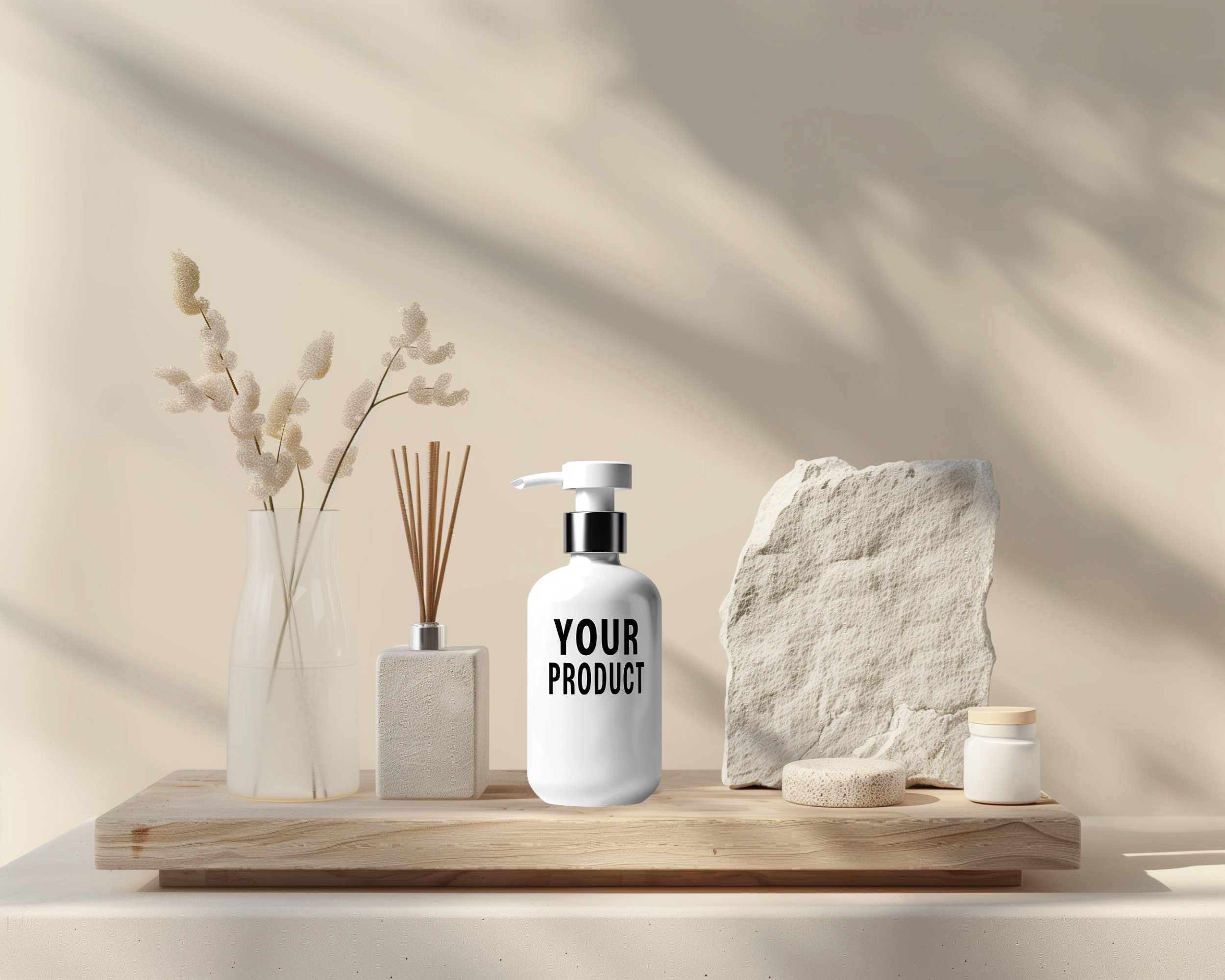 12 Product Photography Mockup Bundle| Podium Mockup| Minimal Product ...