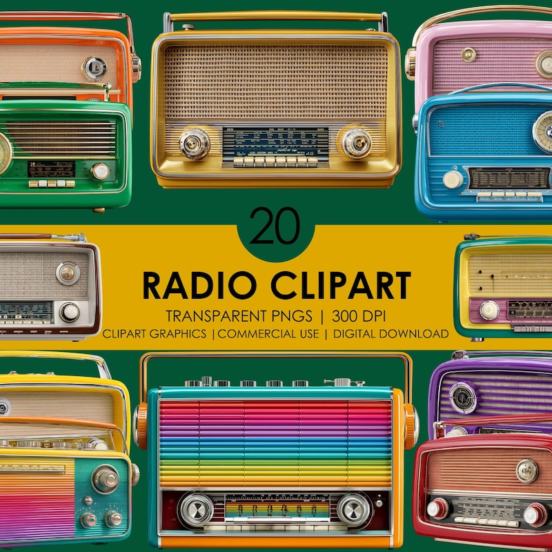 Vintage Radio - Etsy Norway