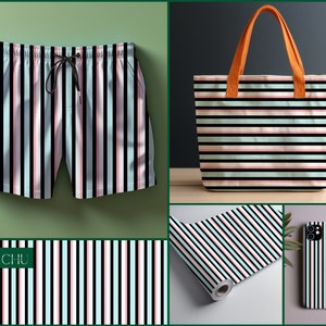 12 Seamless Versatile Stripe, Digital Paper, Stripe Pattern, Digital ...