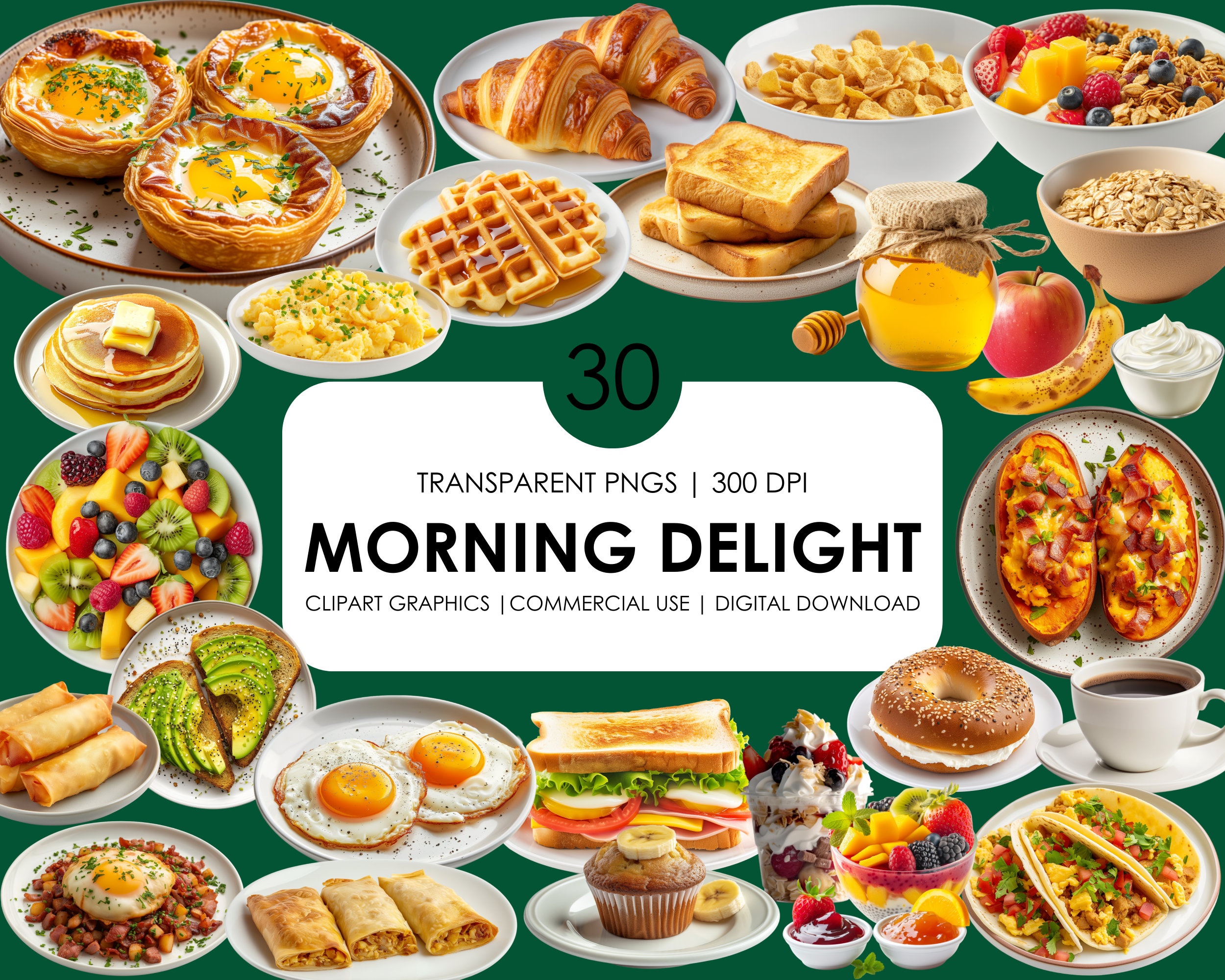 30 Morning Delight - Breakfast Clipart, High Quality Transparent Pngs ...