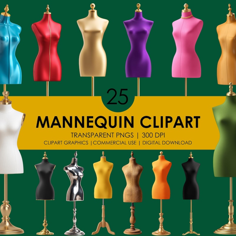 Dress Form Clipart - Etsy