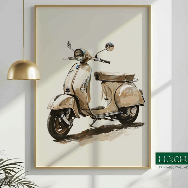 Vespa Art - Etsy