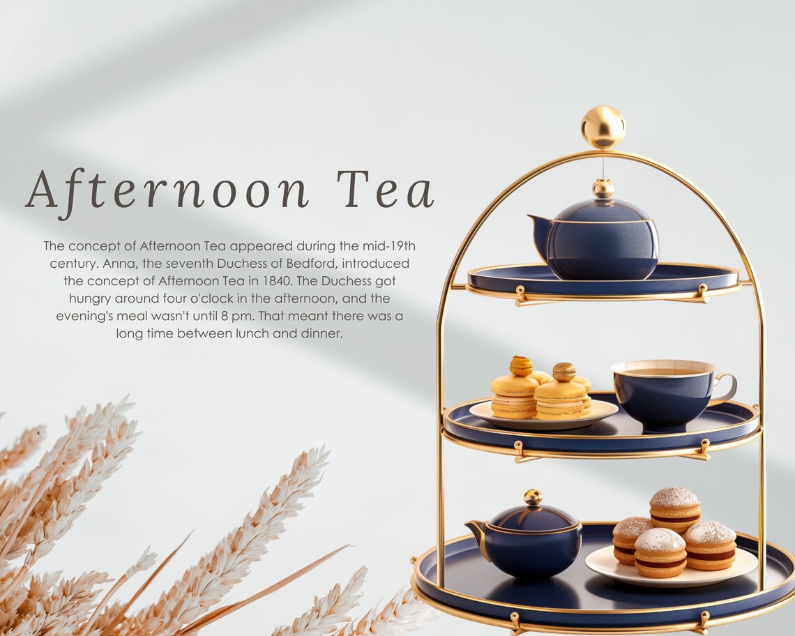 30 Afternoon Tea Clipart Tea Time English Tea Clipart Bundlerealistic ...