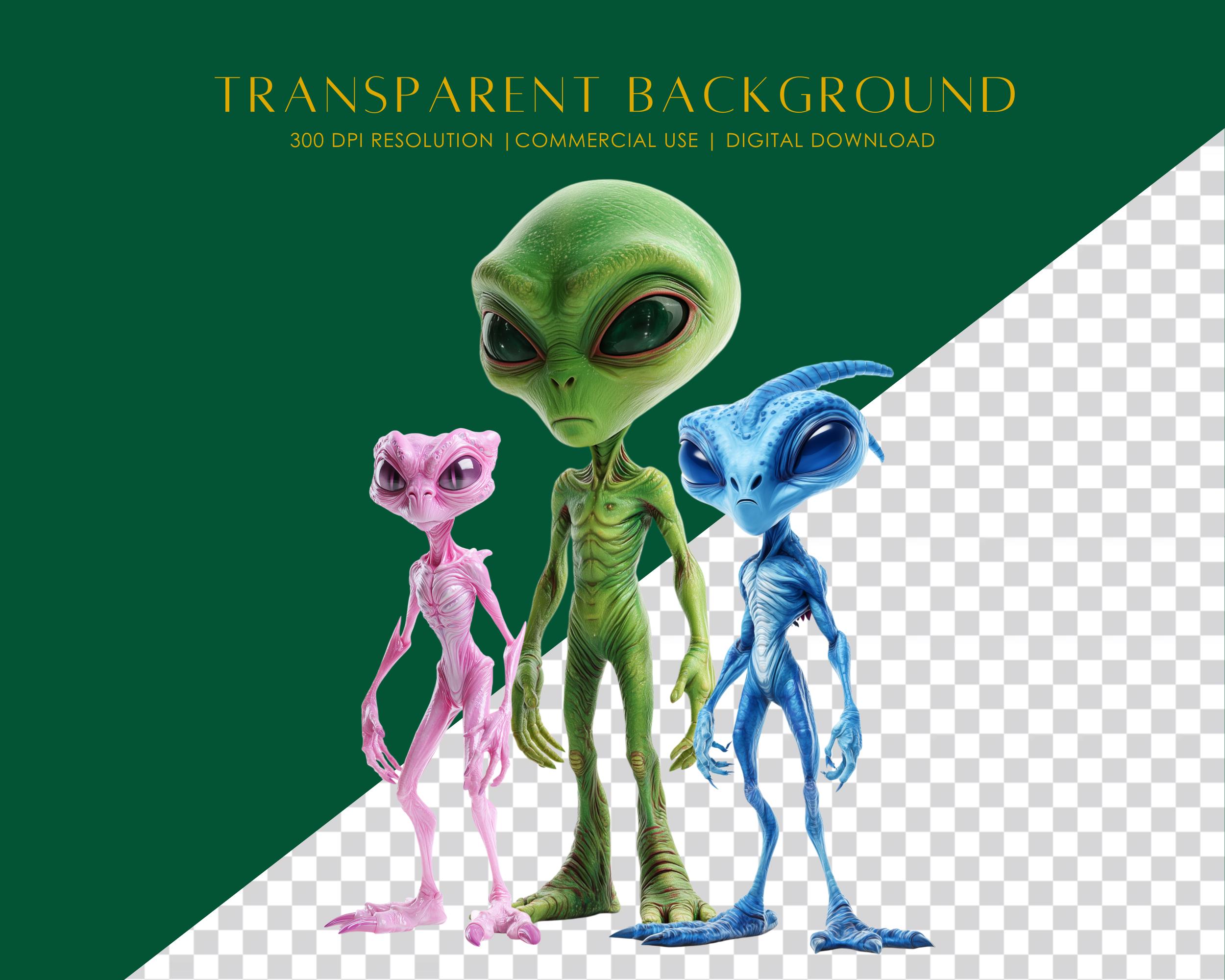 40 Alien Clipart, Alien PNG, Cute Alien Cartoon, Space Creature Clipart ...