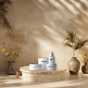 12 Product Photography Mockup Bundle| Podium Mockup| Minimal Product ...