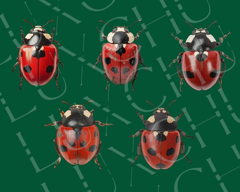 15 Red Ladybug Clipart| Cute Ladybug Png| Realistic Ladybug Clipart ...
