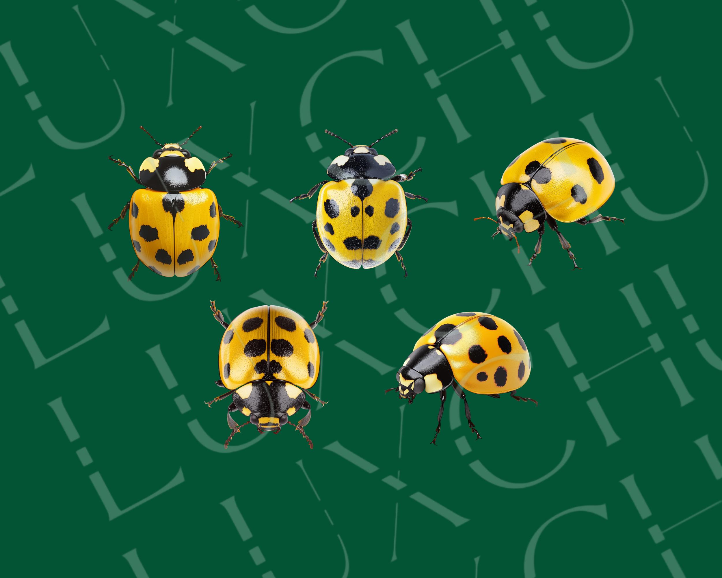 15 Yellow Ladybug Clipart| Cute Ladybug Png| Realistic Ladybug Clipart ...