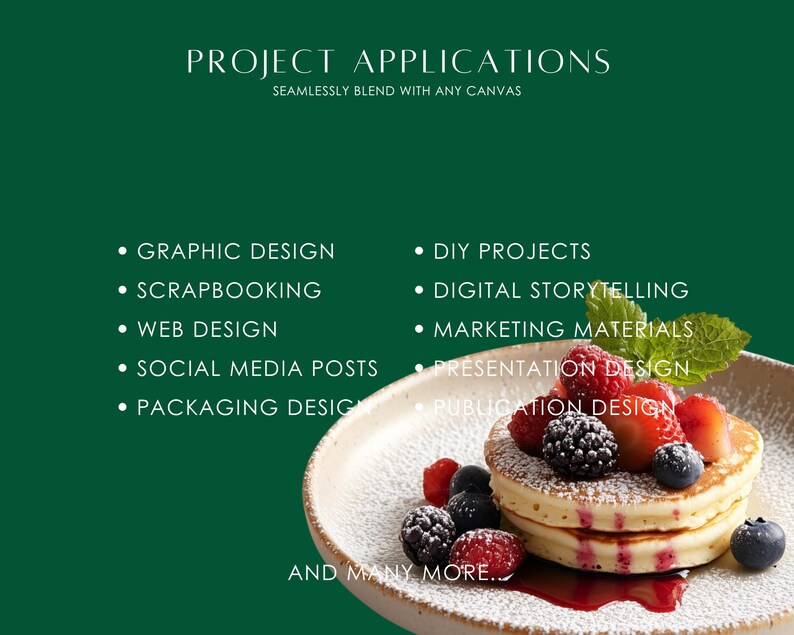 Realistic Pancake Clipart Bundle: Breakfast PNG Graphics (digital ...