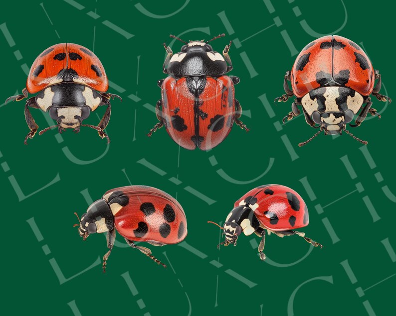 15 Red Ladybug Clipart| Cute Ladybug Png| Realistic Ladybug Clipart ...