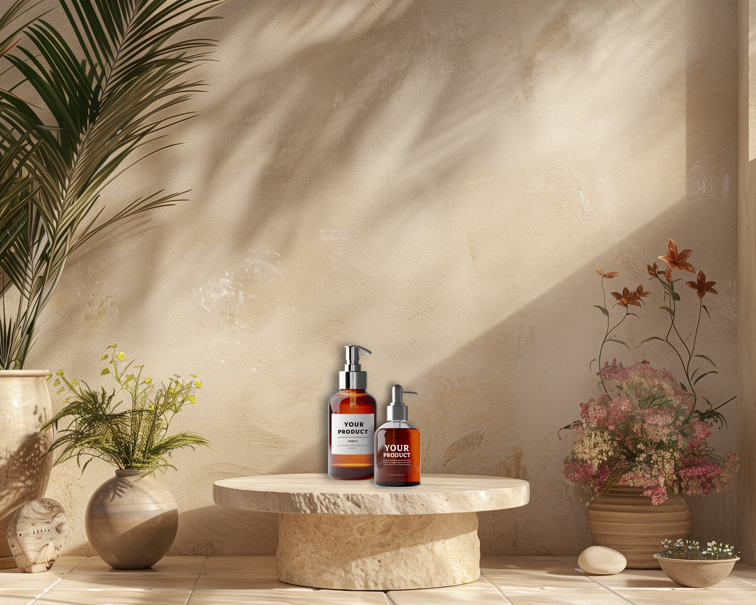 12 Product Photography Mockup Bundle| Podium Mockup| Minimal Product ...