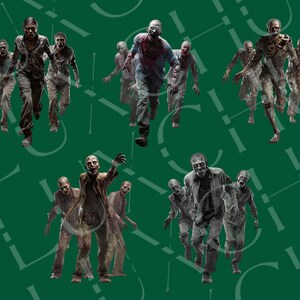 35 Zombie Clipart, Zombie PNG, Creepy Zombie Clipart, Halloween ...