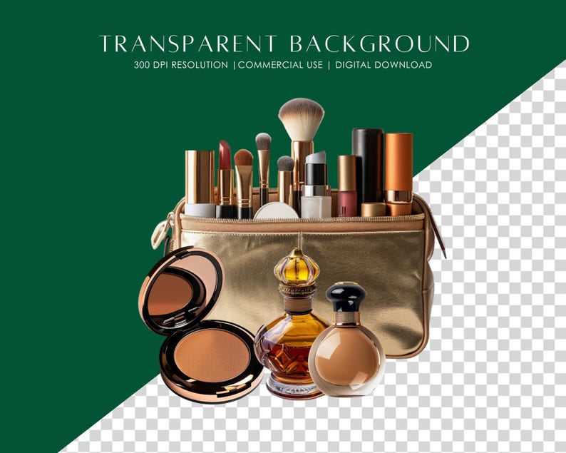 30 Cosmetic Clip Art Makeup Clipart Realistic Clipart, Fashion Clipart ...