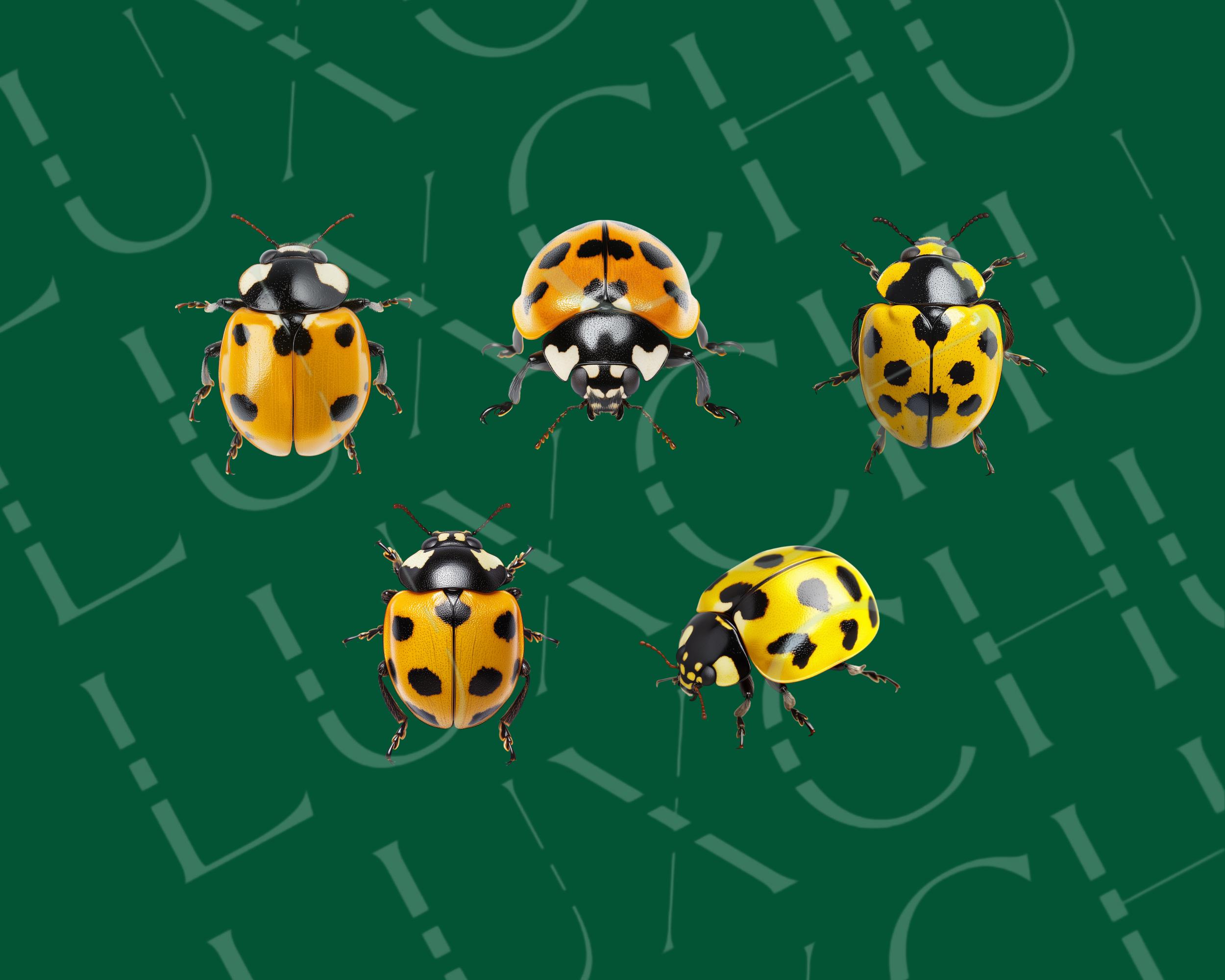 15 Yellow Ladybug Clipart| Cute Ladybug Png| Realistic Ladybug Clipart ...