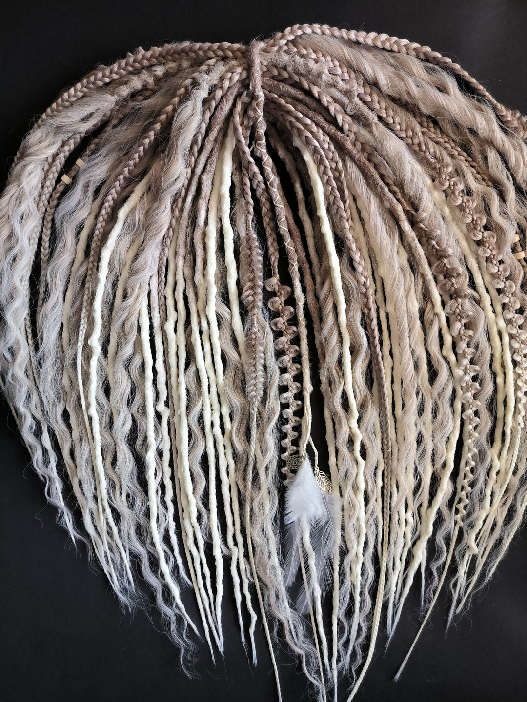 Boho Dreadlocks| Dread Curls Natural Look Synthetic Curls and Braids ...