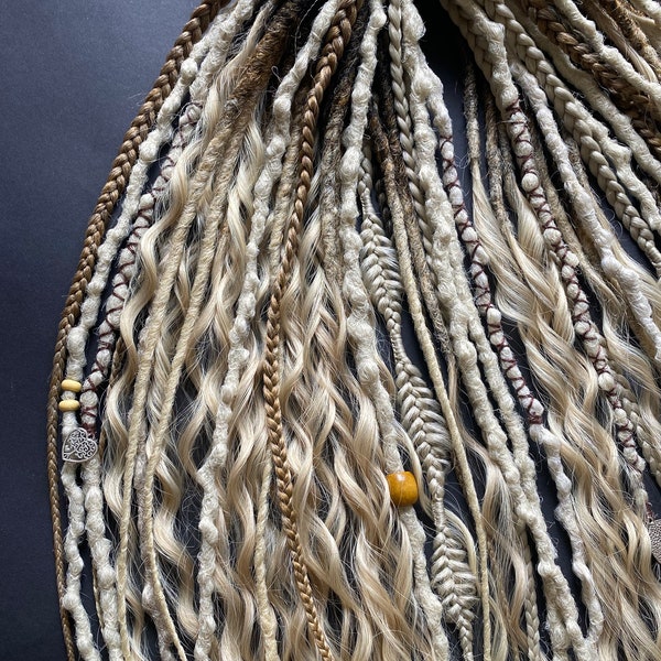 Wool Dreadlock Extensions - Etsy