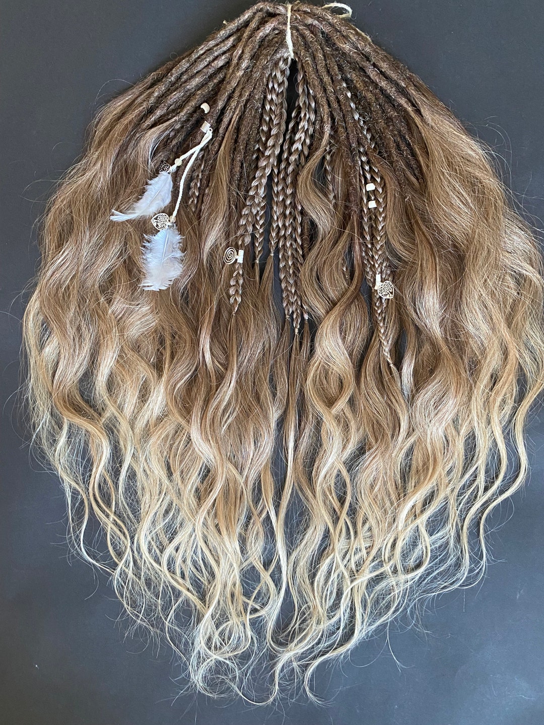 Dreadlocks Like Your Hair. Synthetic Dreadlocks. Curly Synthetic Dreads ...
