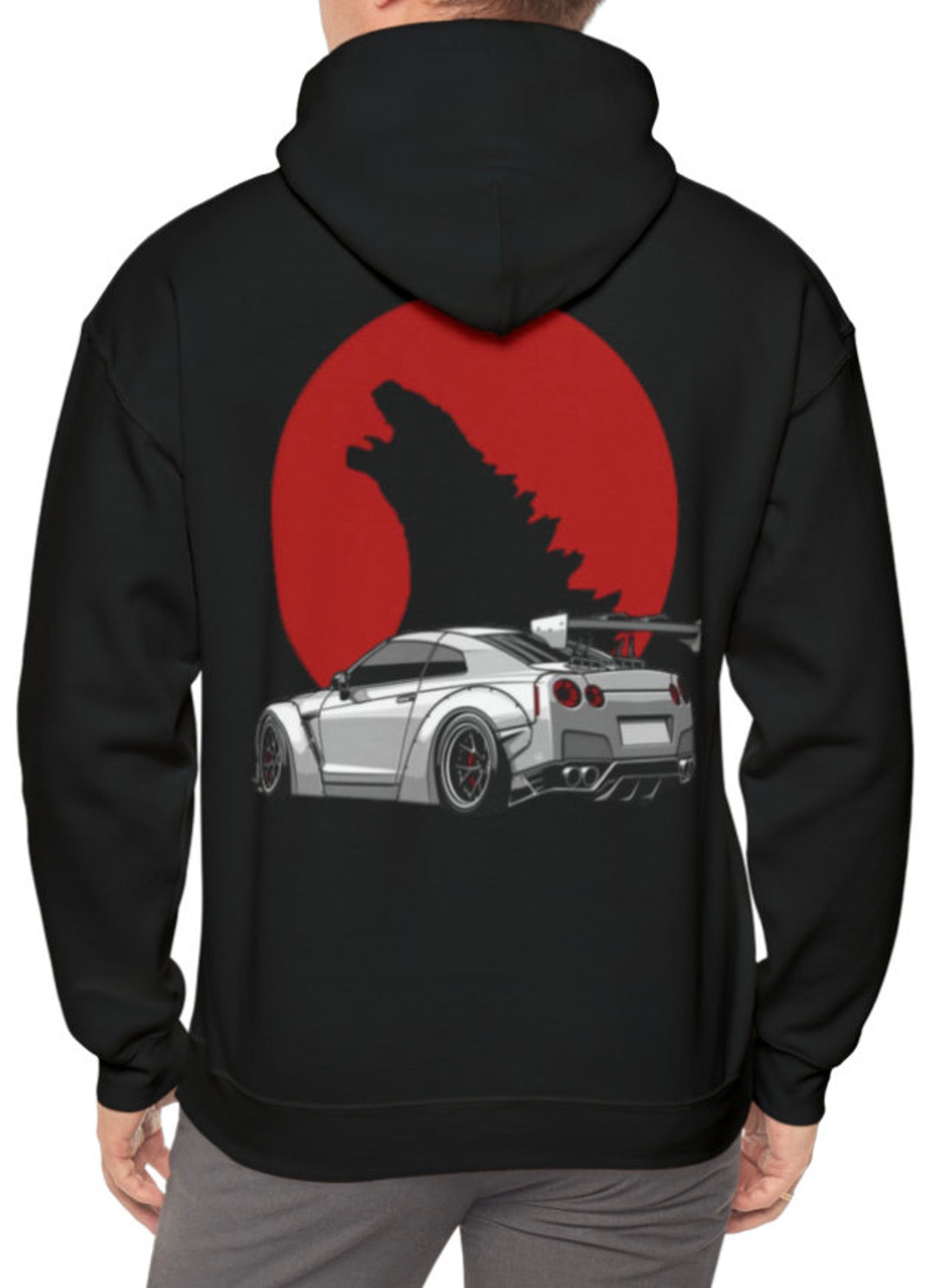 Nissan GT-R35 Goddzilla Hoodie - Etsy