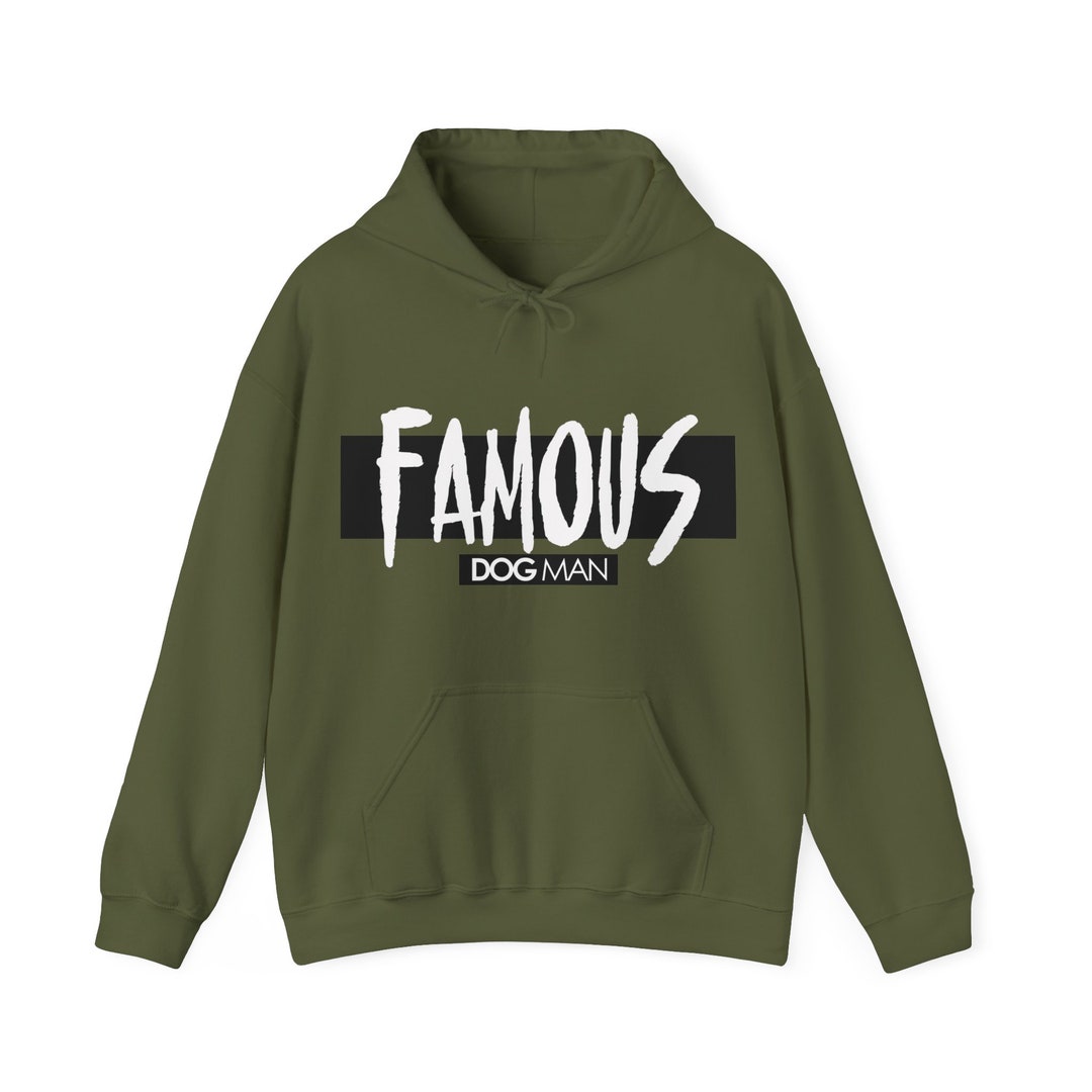 Famous Dogman Hoodie black Logo - Etsy