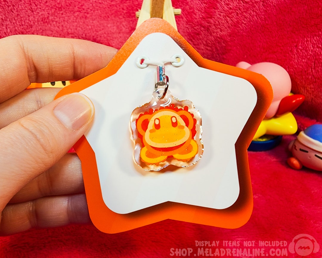 Waddle Dee Charm「1.25" Acrylic Epoxy Scribble Series Charm, Great for ...
