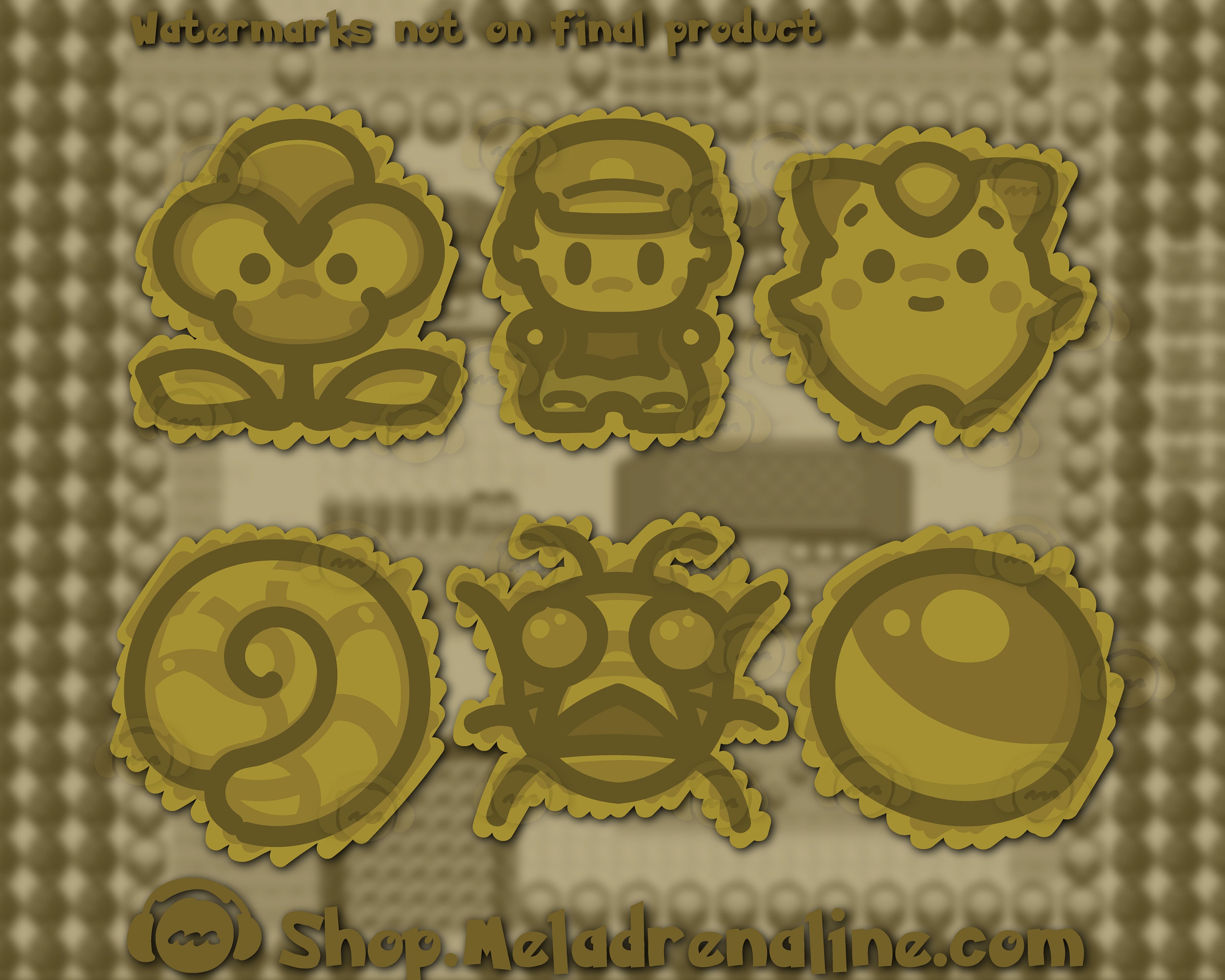Pokémon Gameboy Overworld Sprites RBY Gen-1 Vol 131.5 Clear Scribble ...
