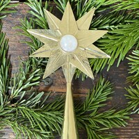 Tree Topper Star Brass Hand Forged Quartz - Etsy