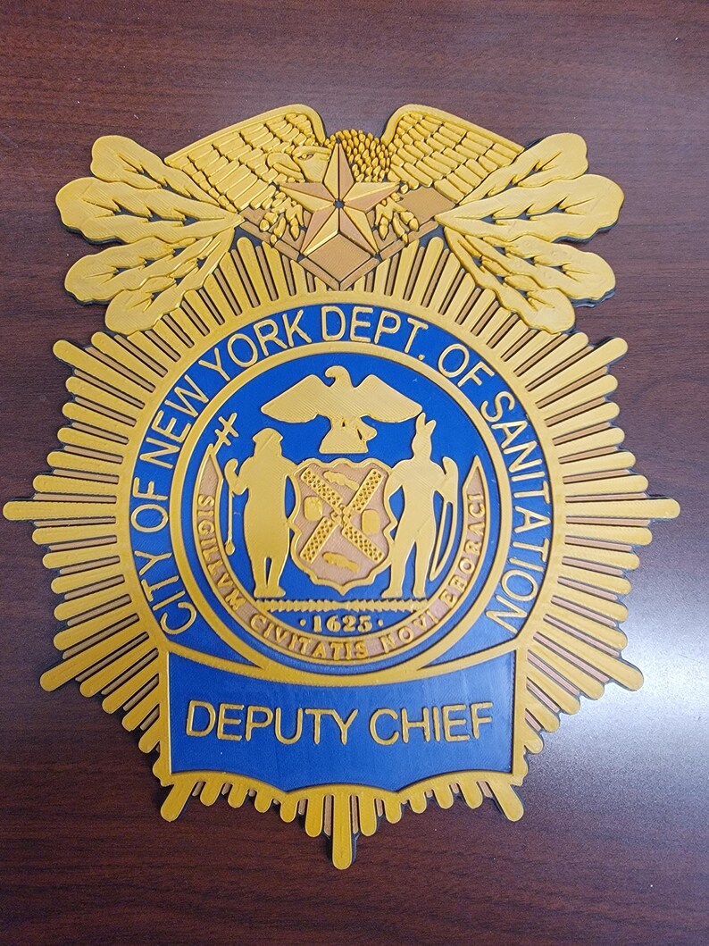 Badge – 3D Printed Replica | Retirement, Promotion & Display Piece ...