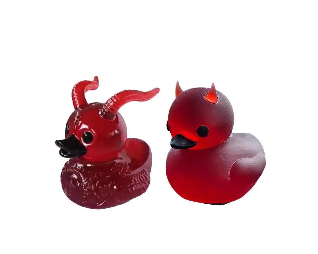 Devil Duck Rubber Ducks Jeep, Duck Accessory, Ducks for Car, Jeep Gift ...