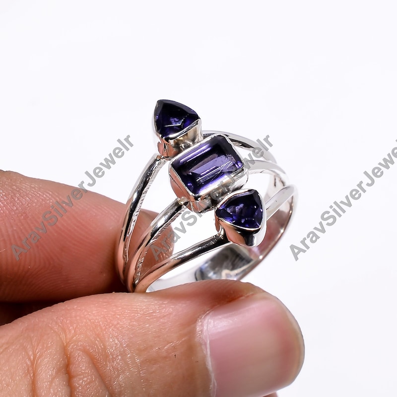 Iolite Ring - Etsy