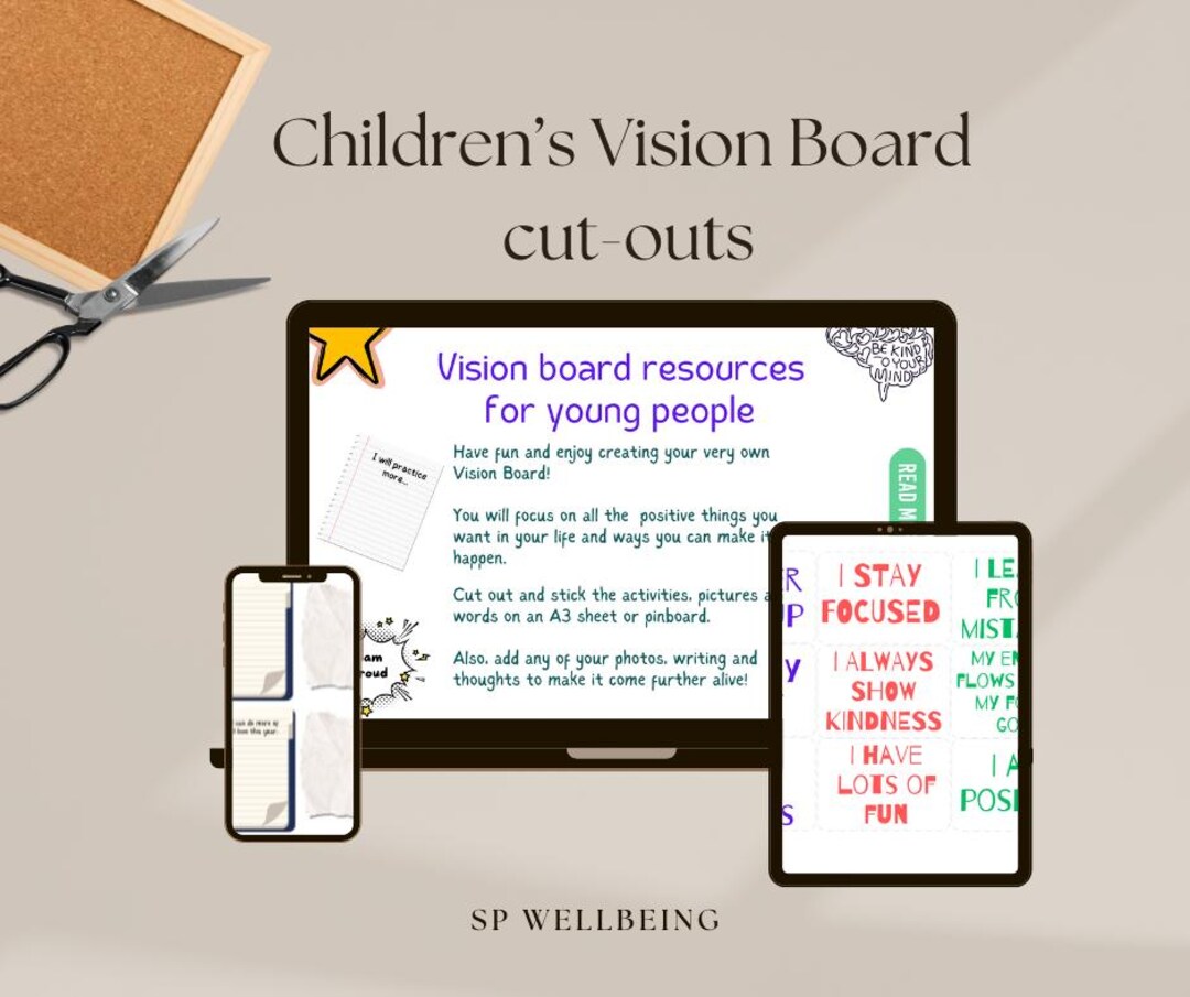 Kids VISION BOARD Bundle! - Etsy