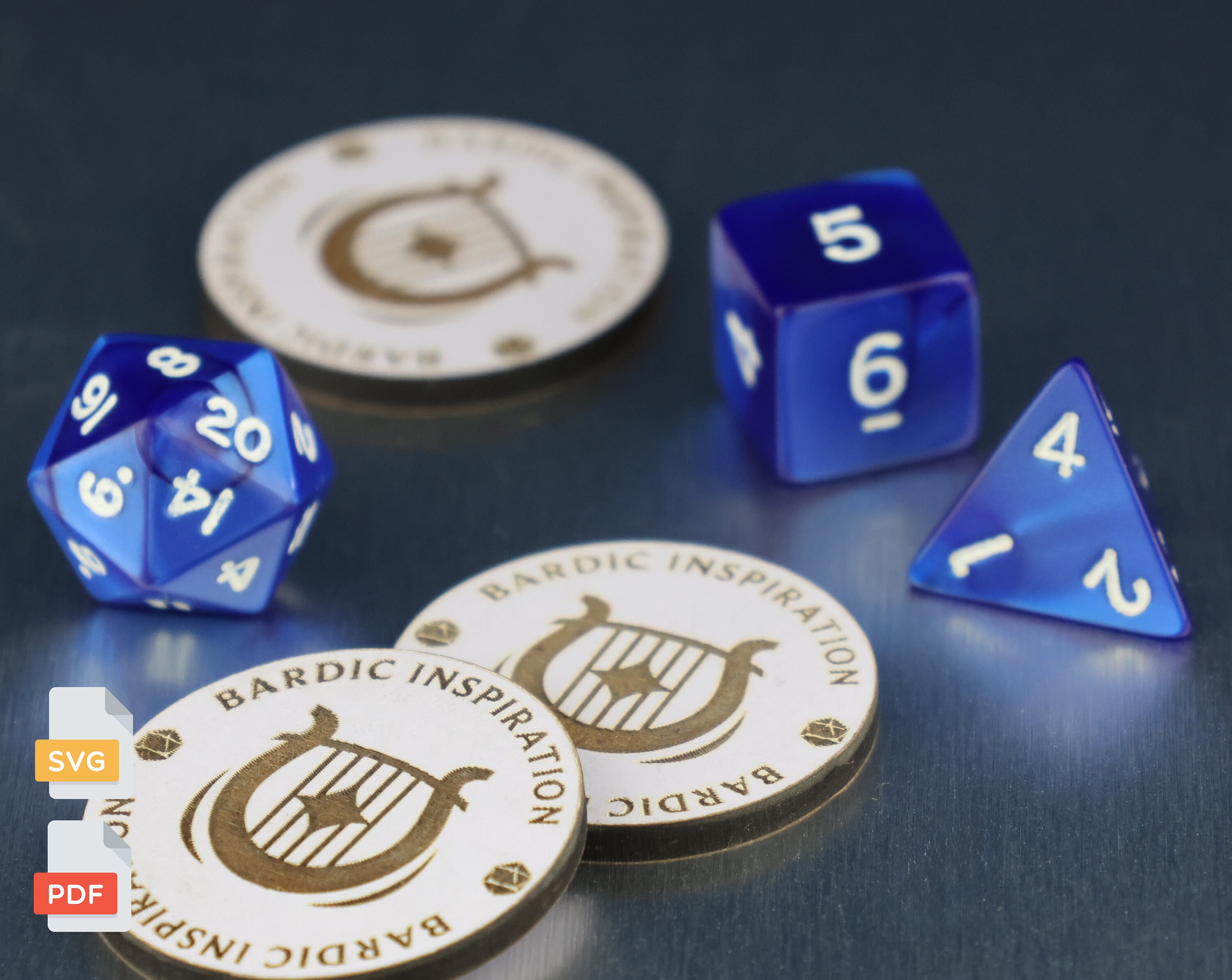 Bard: Bardic Inspiration Token for Dungeons and Dragons - Digital ...