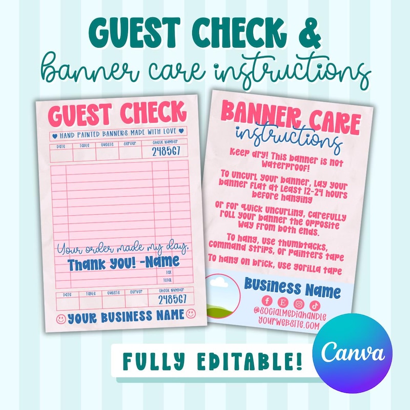 Personalized. Guest Check - Etsy