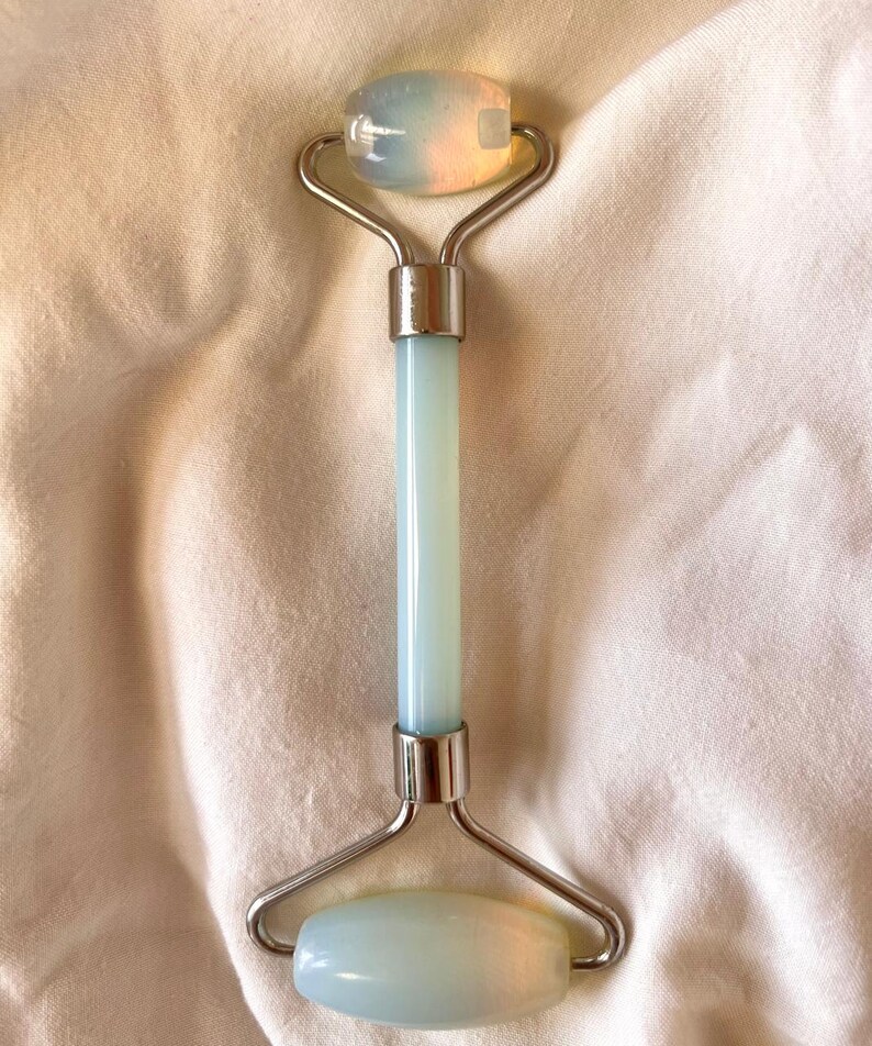 Stone Face Roller and Facial Massager, Gua Sha Massage Roller Skin Care ...