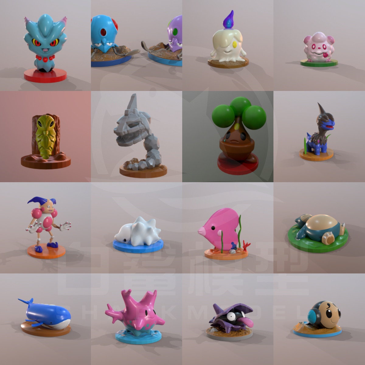 120 Pokemon STL File 5gb 3D STL Bundle Packs 3D Printed Pokemon File ...