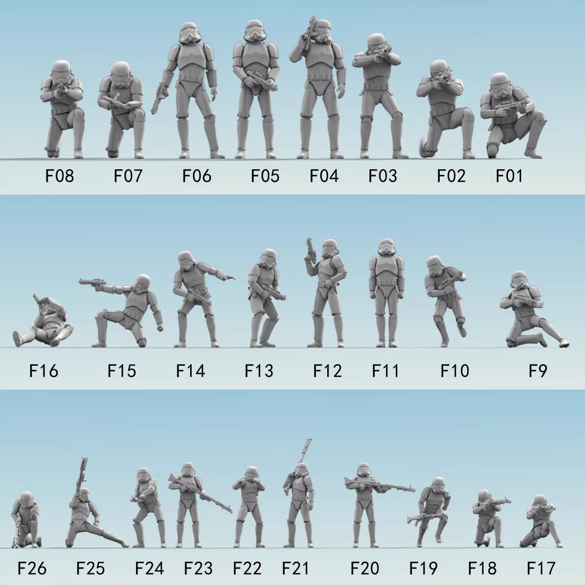 26 Bundle Stl Clone Trooper Stl Star Wars Stl Star Wars 3D Prints Stl ...