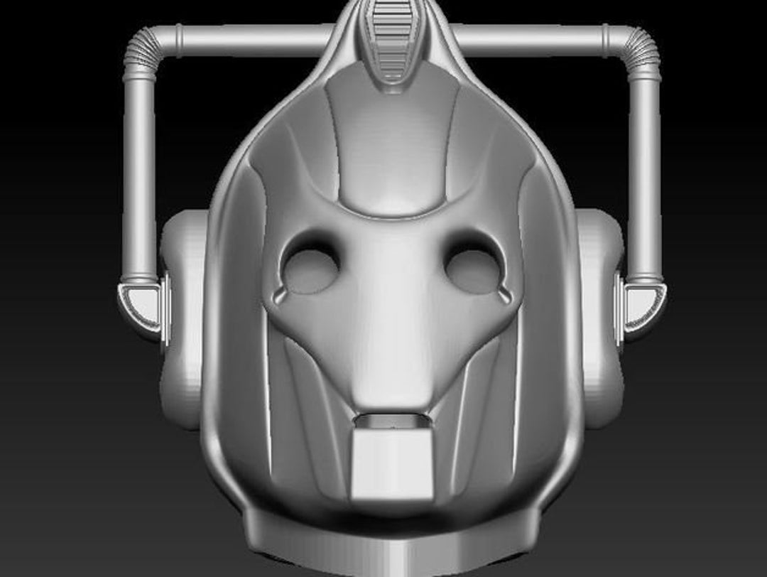 Cyberman Scale Helmet 3D Printing Model 3D Print File L Stl 3D Printing ...