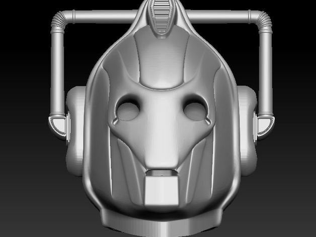 Cyberman Scale Helmet 3D Printing Model 3D Print File L Stl 3D Printing ...