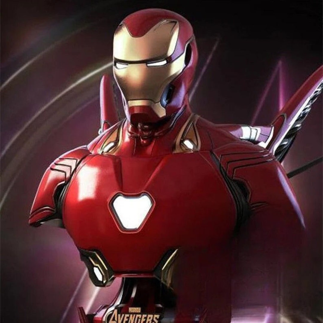 MK50 Iron Man Bust Stl 3D Print Stl Movie Stl Iron Man Bust Stl Stl ...