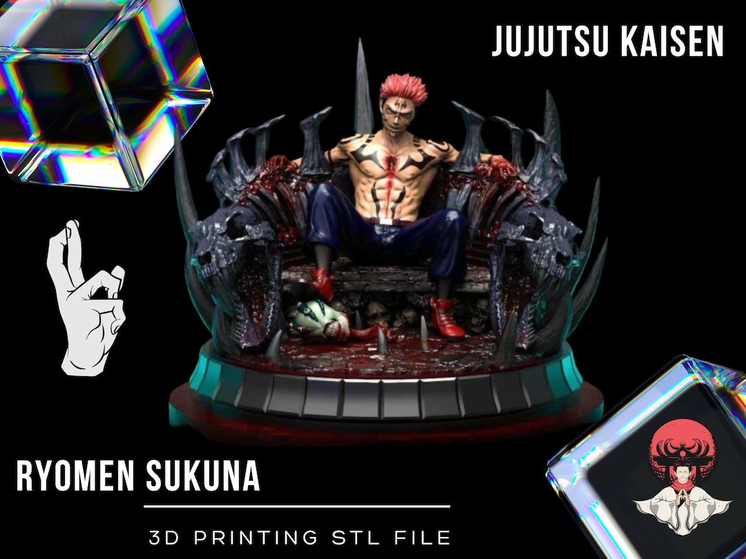Ryomen Sukuna, Curse King, Jujutsu Kaisen 3D Printing Model STL ...